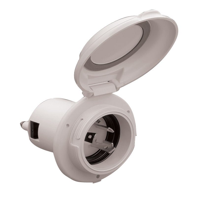 30 AMP POWER INLET WHITE – Buscher Bros