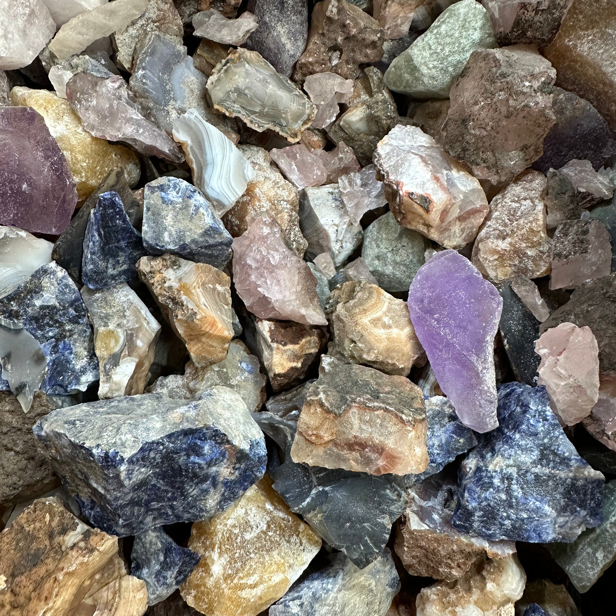 TUMBLING ROCKS/GEMS/AGATES 1LB – Buscher Bros
